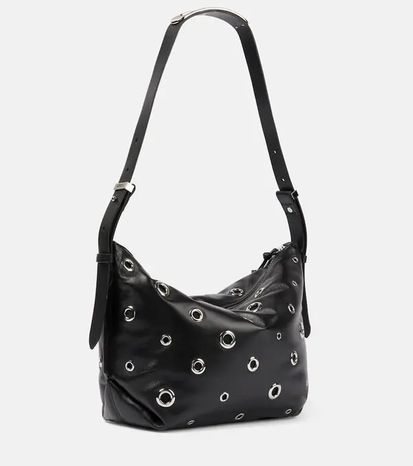 Isabel Marant Leyden Small Studded Leather Shoulder Bag