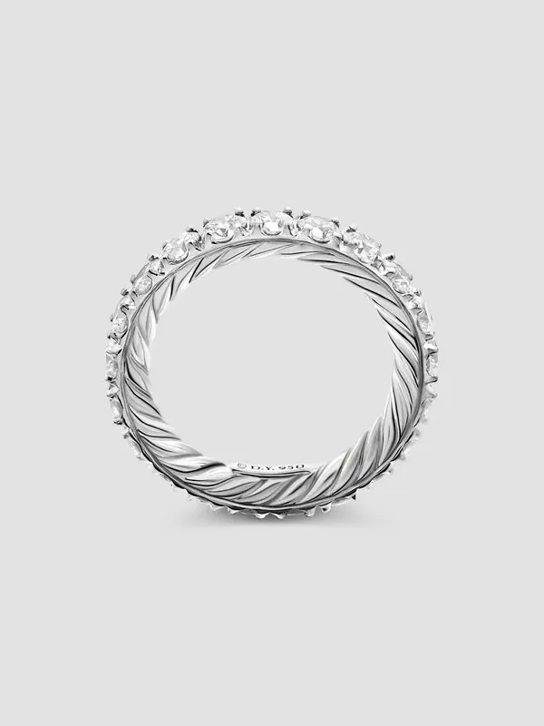 David Yurman Eden Eternity Band Ring In Platinum