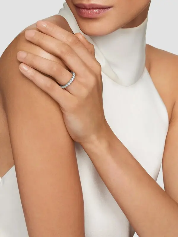 David Yurman Eden Eternity Band Ring In Platinum
