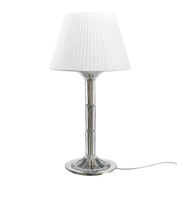 THE MARTHA, BY BACCARAT Mille Nuit Table Lamp - Clear