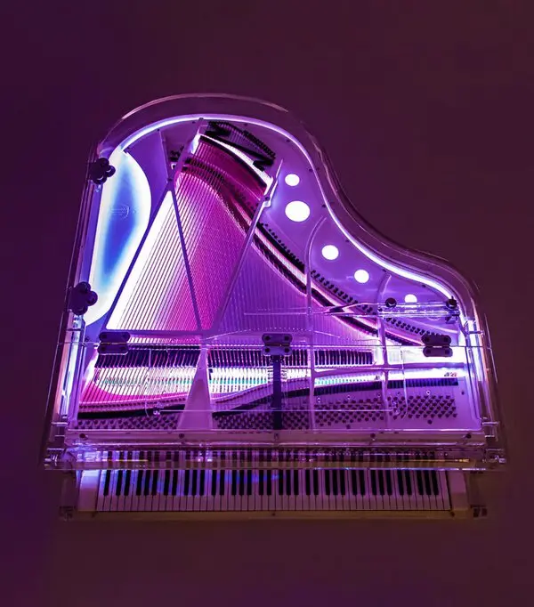 EDELWEISS The Transparent Flugel Piano