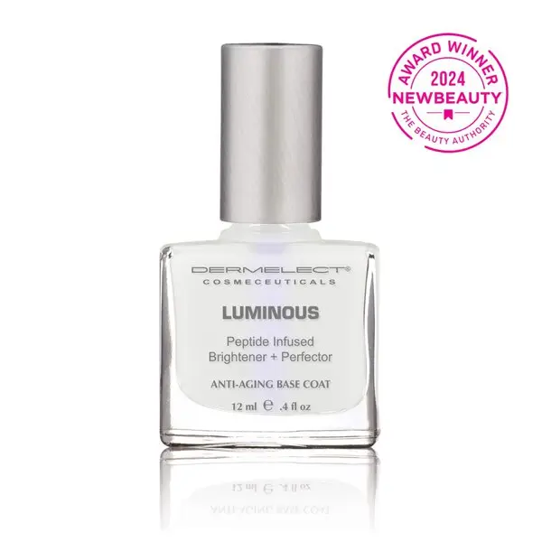DERMELECT Luminous Brightener + Perfector Base Coat - White