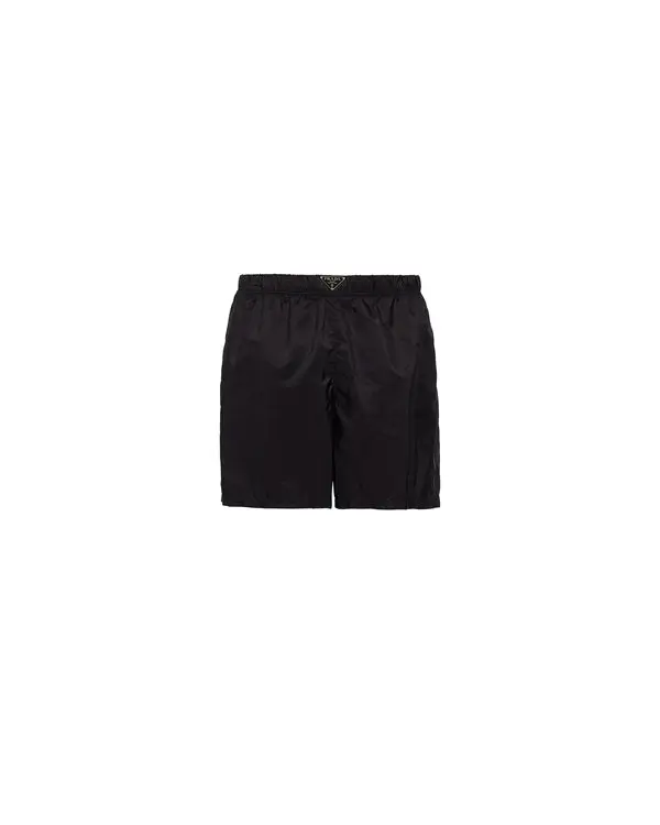 Prada Re-nylon Swim Trunks - Black