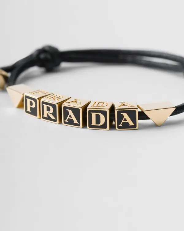 Prada Nappa Leather Bracelet