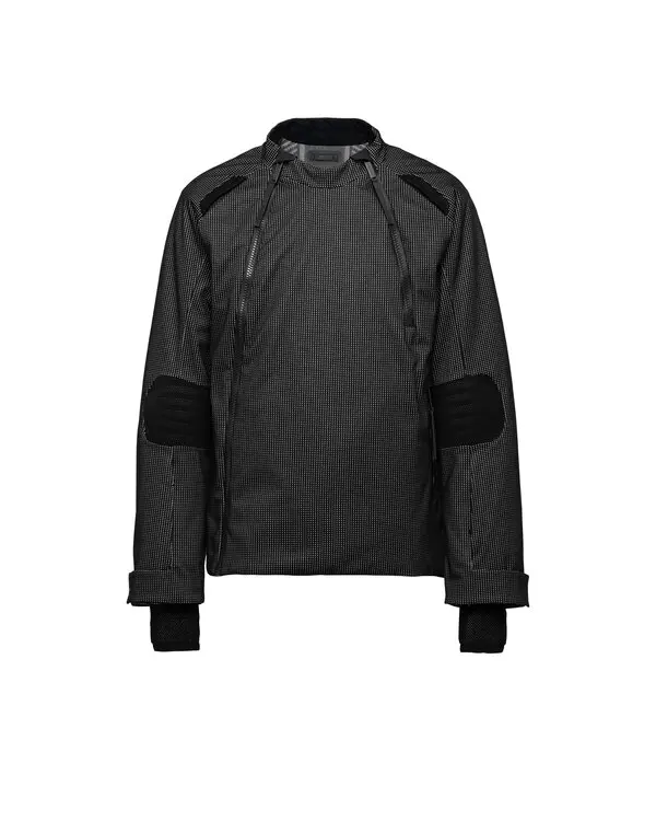 Prada Reflective Fabric Ski Jacket - Black