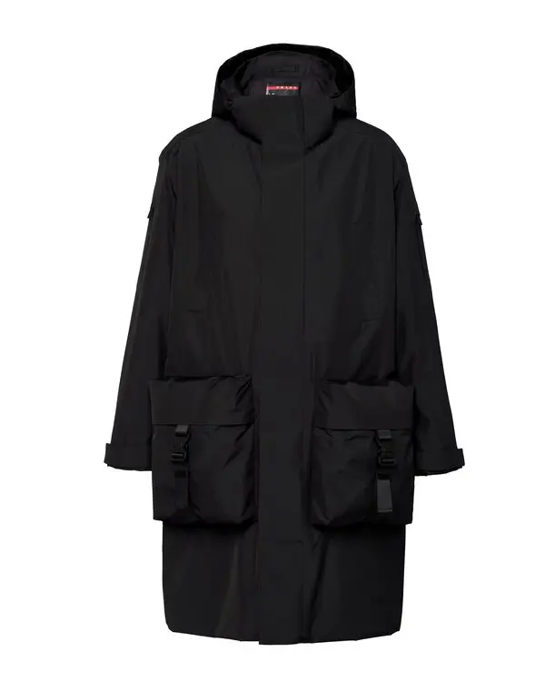 Prada Recycled Technical Fabric Raincoat