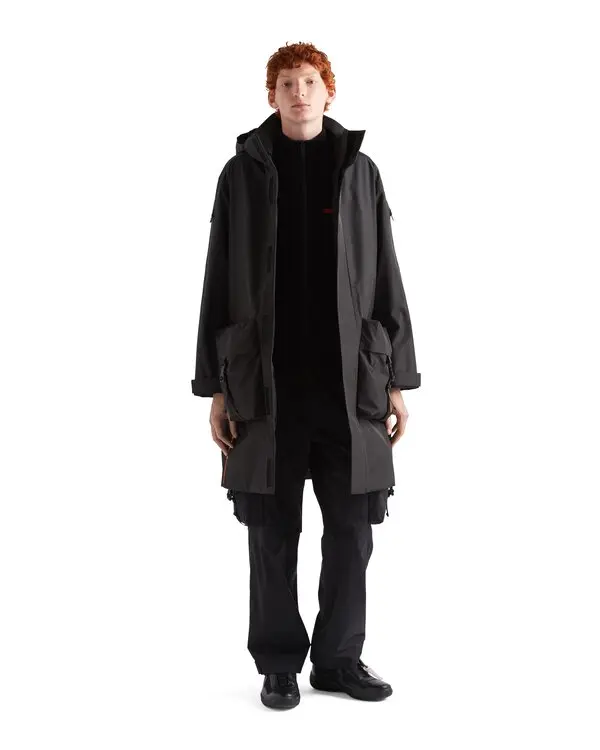 Prada Recycled Technical Fabric Raincoat