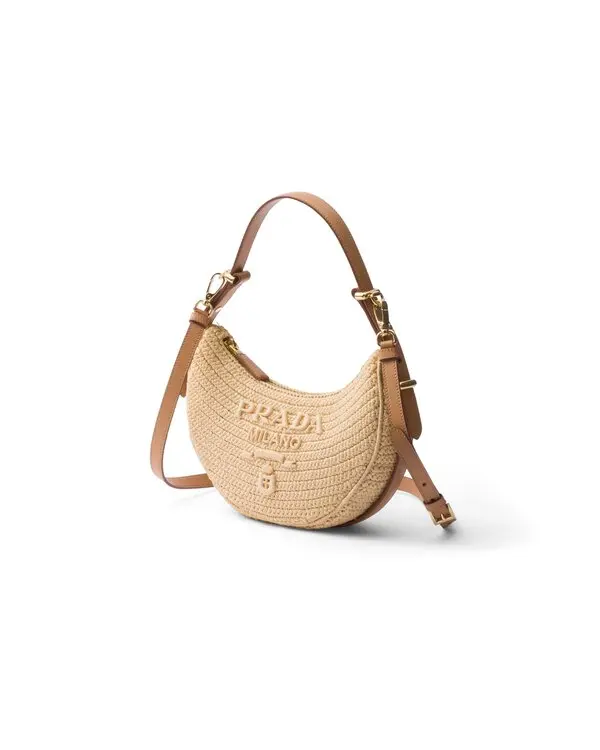 Prada Arqué Crochet Shoulder Bag