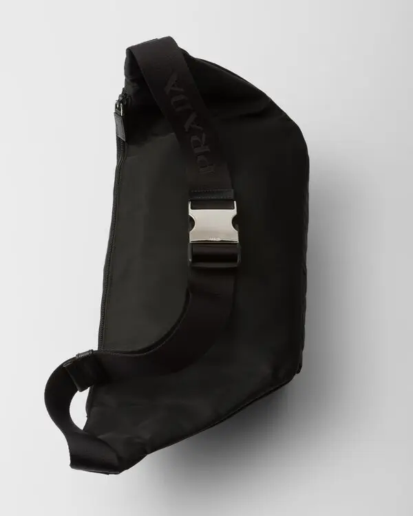 Prada Re-nylon And Saffiano Leather Belt Bag