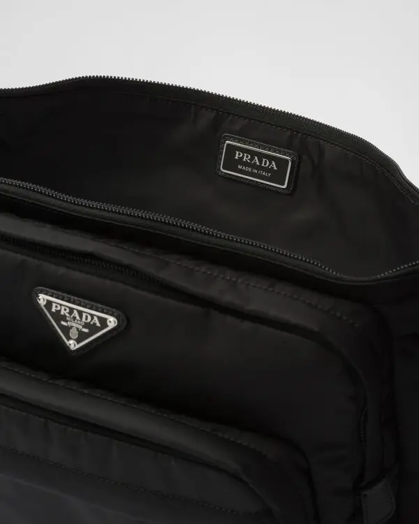 Prada Re-nylon And Saffiano Leather Belt Bag