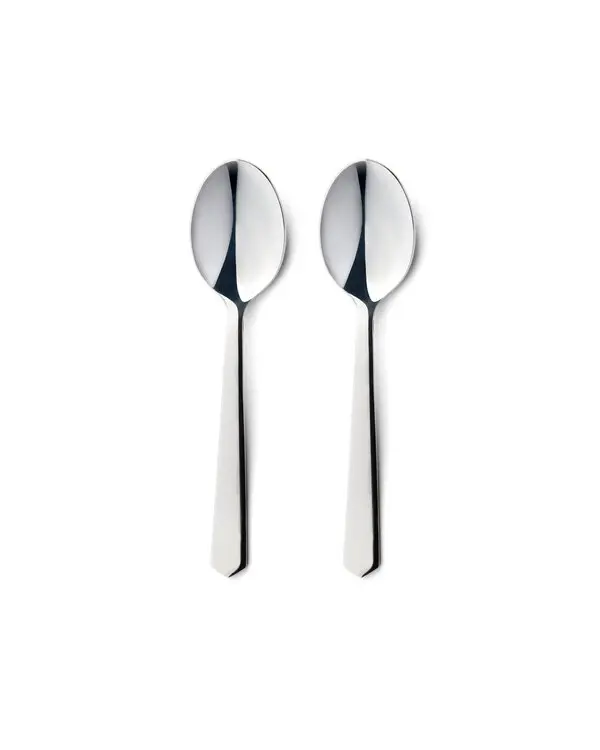 Prada Set Of Two Stainless Steel Teaspoons - Gold/silver