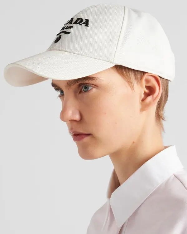 Prada Drill Baseball Cap - White | Editorialist