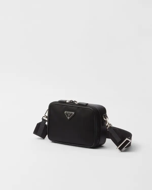 Prada Re-nylon And Saffiano Leather Brique Bag