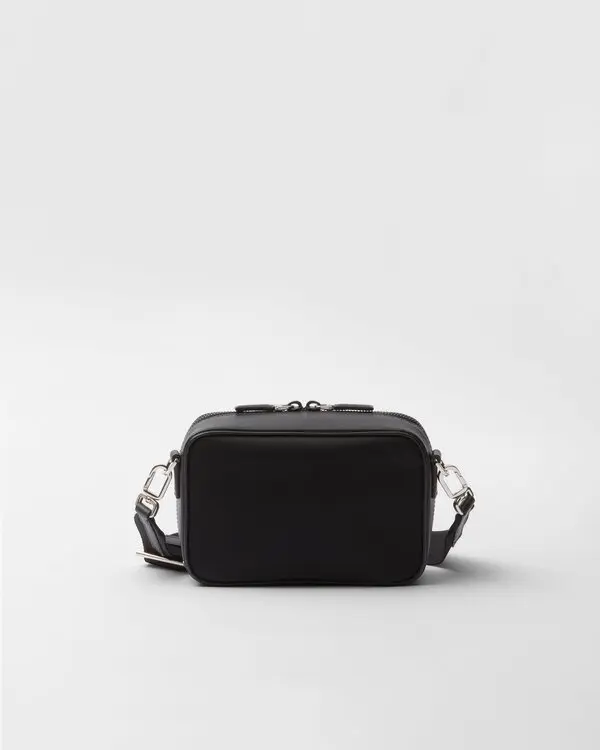 Prada Re-nylon And Saffiano Leather Brique Bag