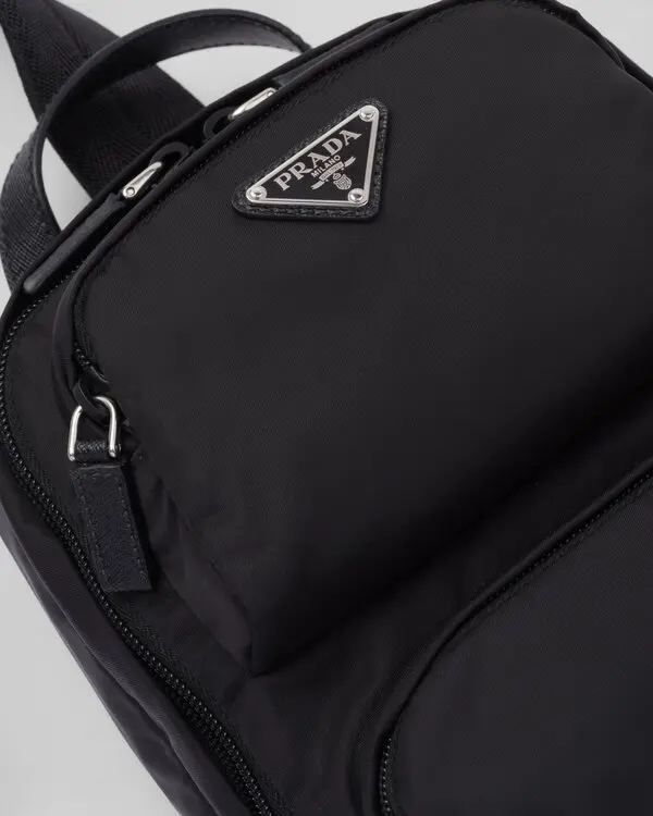 Prada Re-nylon And Saffiano Leather Backpack