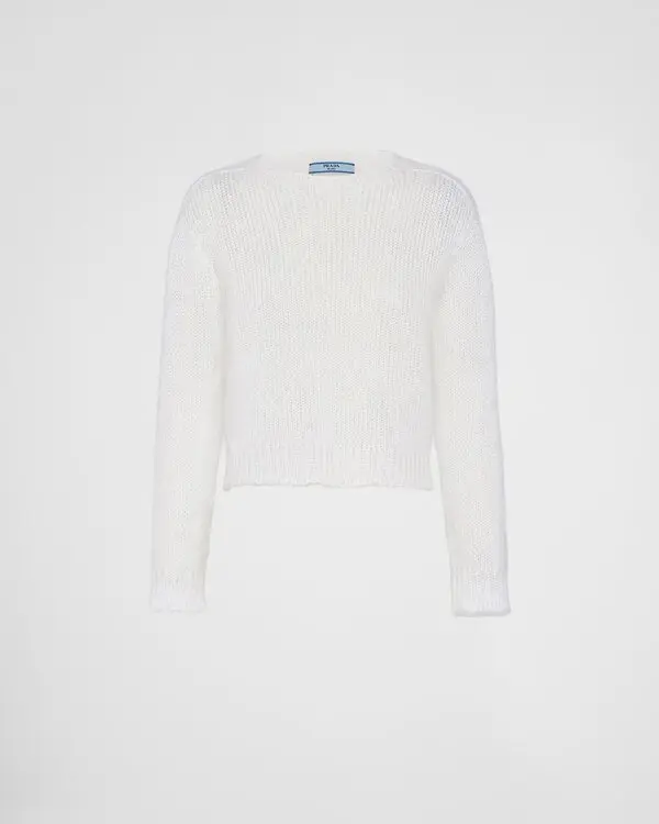 Prada Mohair Crew-neck Sweater