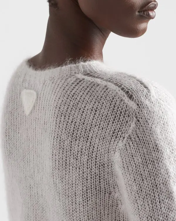 Prada Mohair Crew-neck Sweater