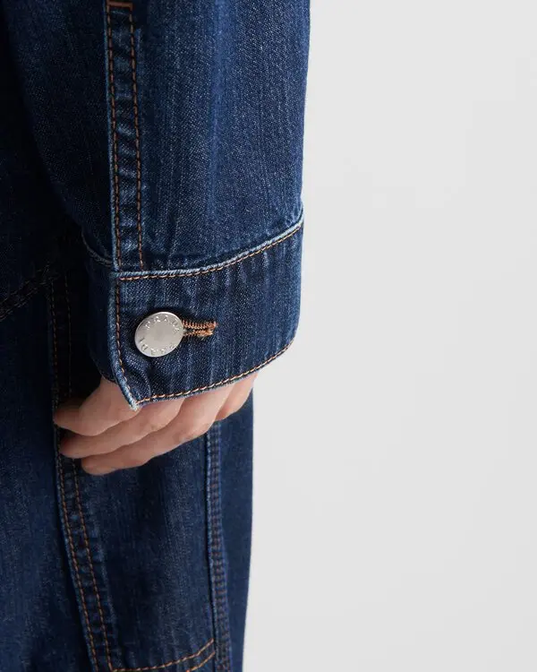 Prada Light Denim Jacket - Navy | Editorialist