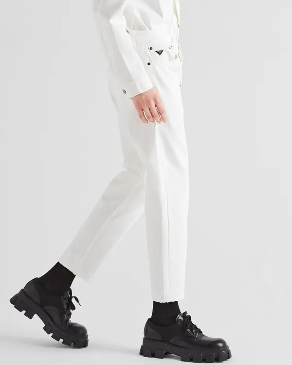 パンツ PRADA Five-Pocket Bull Denim Jeans Prada Five-Pocket Bull Denim Jeans - White | Editorialist