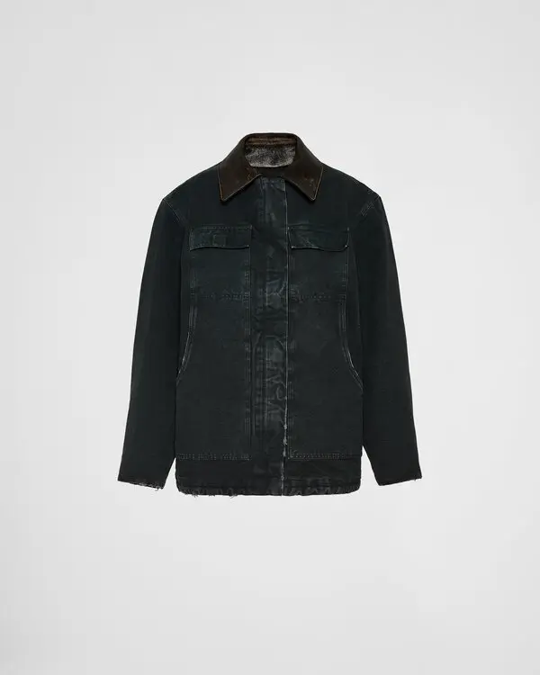Prada Canvas Trucker Jacket