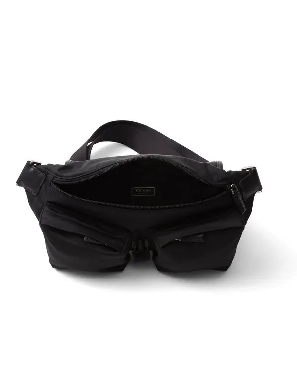 Prada Re-nylon And Leather Shoulder Bag