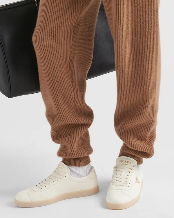 Prada Lane Leather Sneakers