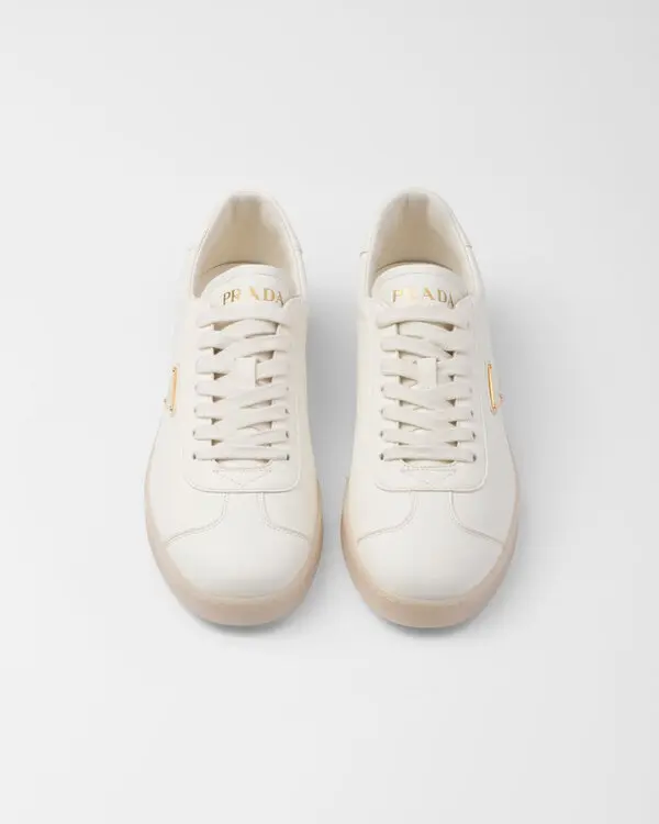 Prada Lane Leather Sneakers