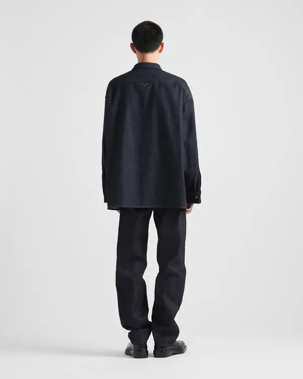 Prada Five-Pocket Denim Jeans - Navy | Editorialist