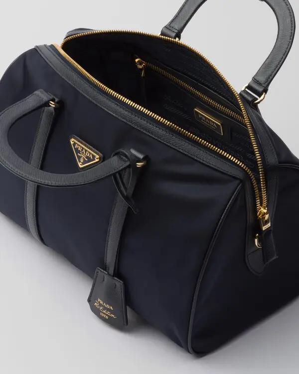 Prada Re-Edition 1978 Re-Nylon And Saffiano Leather Top-Handle Bag