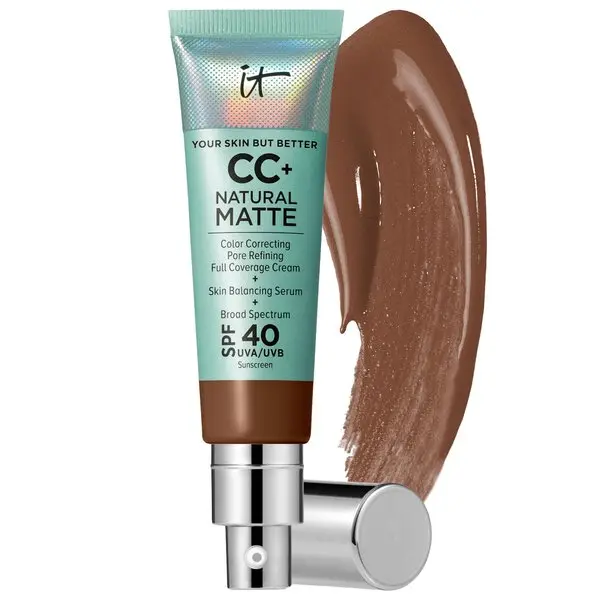 IT COSMETICS Cc+ Cream Natural Matte Foundation With Spf 40 - Deep Bronze