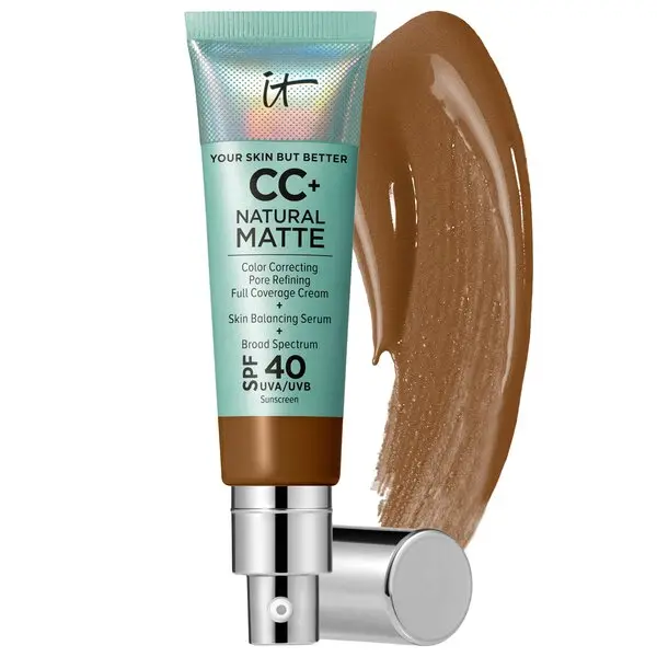 IT COSMETICS Cc+ Cream Natural Matte Foundation With Spf 40 - Deep Honey