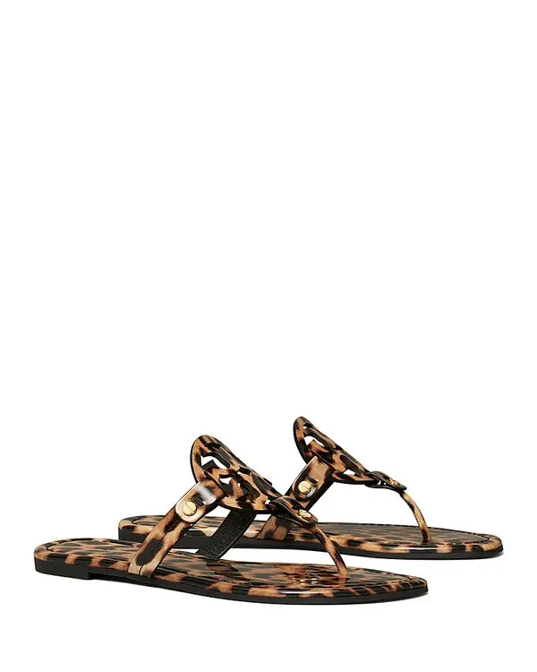 Tory Burch Miller Sandals - Classic Leopard