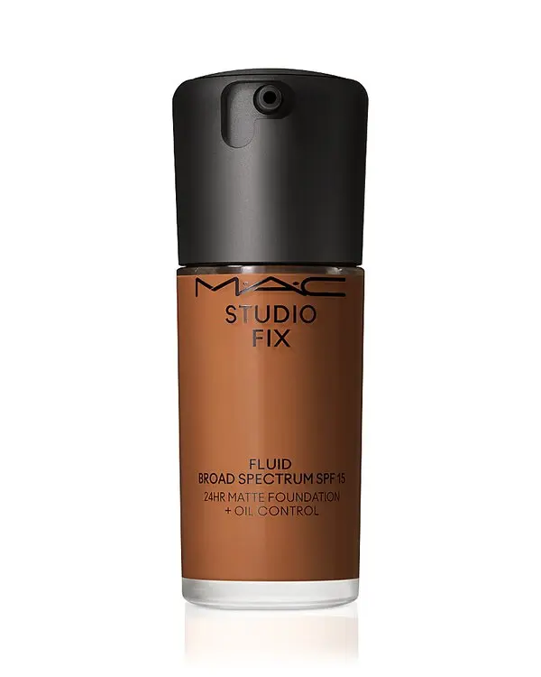 MAC COSMETICS Studio Fix Fluid Spf 15 24hr Matte Foundation + Oil Control 1 Oz - Nc.