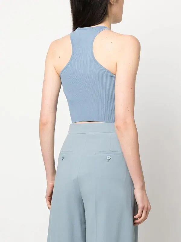 Max Mara Knitted Racerback Tank Top