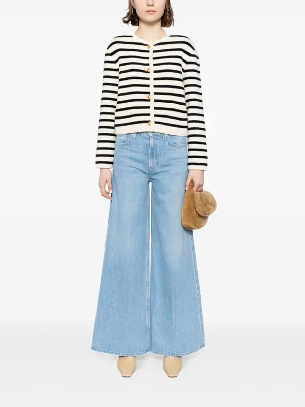 MOTHER Slung Sugar Cone Sneak Flared Jeans