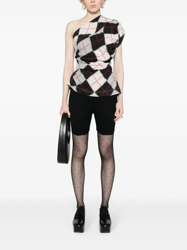 VIVIENNE WESTWOOD Embroidered-logo Knitted Shorts