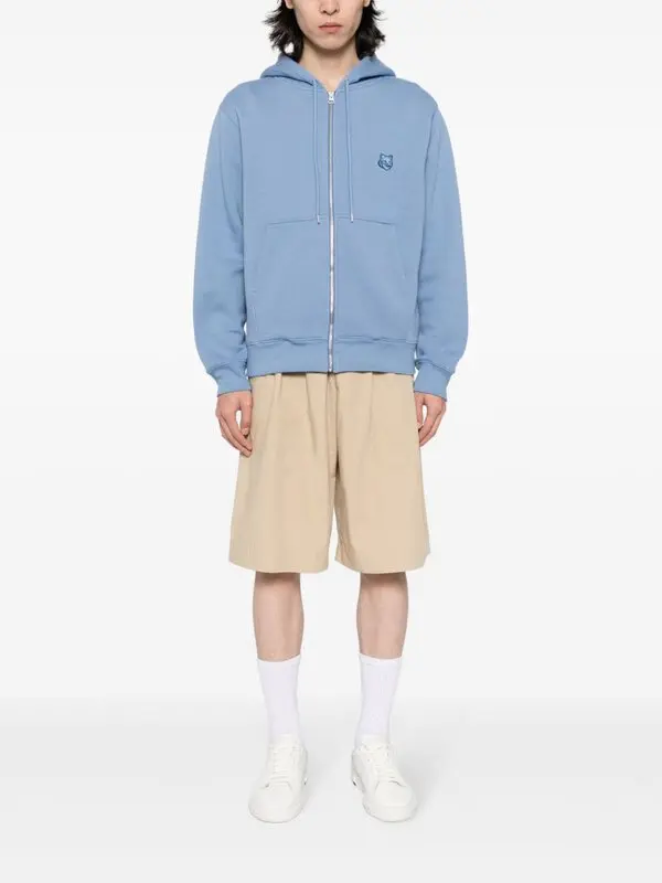 Maison Kitsuné Bold Fox Cotton Zip-up Hoodie