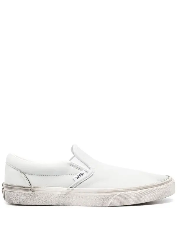 VANS Leather Slip-on Sneakers