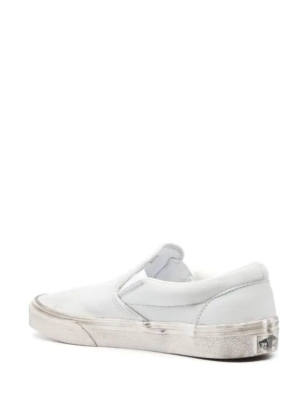 VANS Leather Slip-on Sneakers