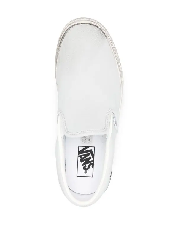 VANS Leather Slip-on Sneakers