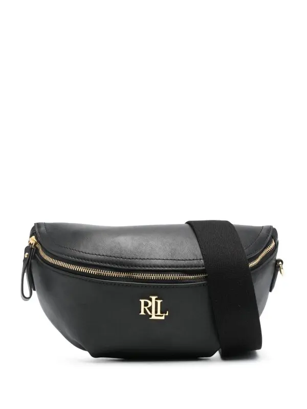 Ralph Lauren Marcy Leather Belt Bag - Black