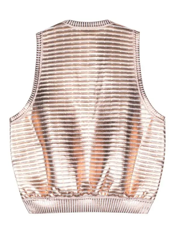 GENNY Laminated Knit Top