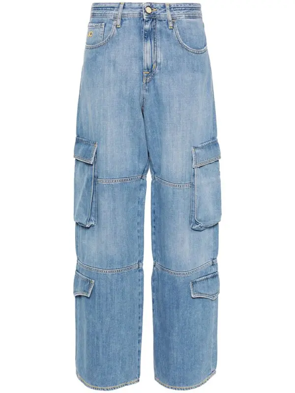 Jacob Cohen Riri Logo-embroidered Jeans - Blue