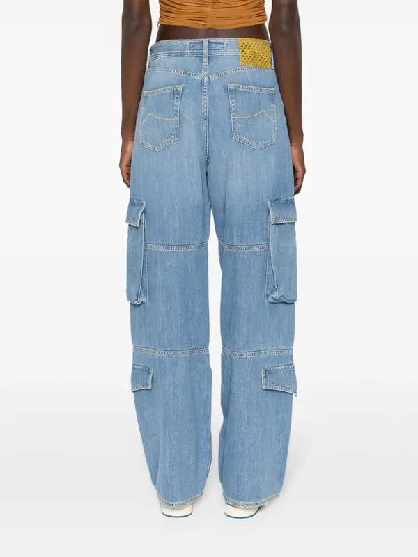 Jacob Cohen Riri Logo-embroidered Jeans - Blue
