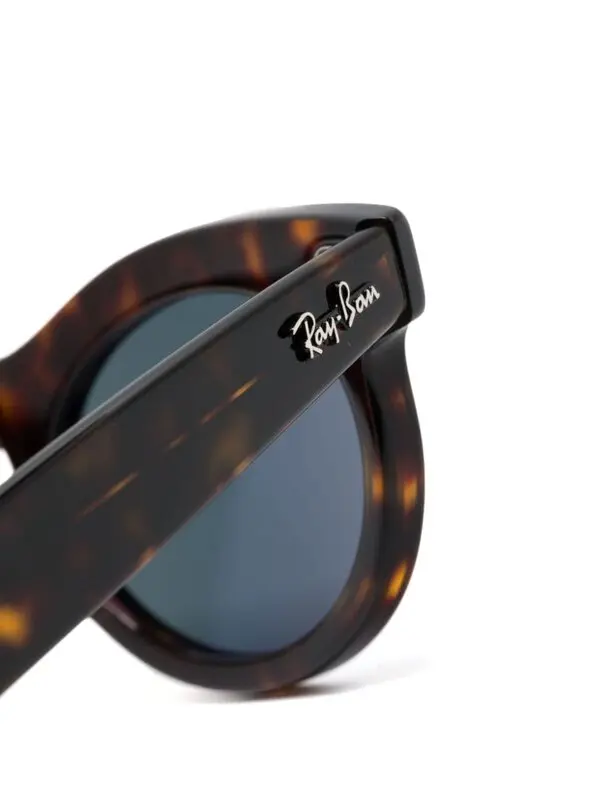 Ray-ban Wayfarer Oval-frame Sunglasses - Brown