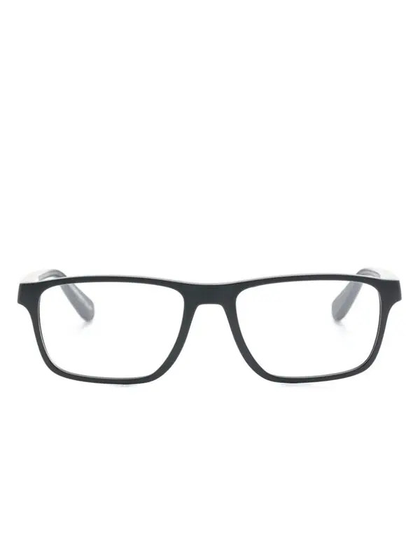 Emporio Armani Rectangle-frame Glasses - Black