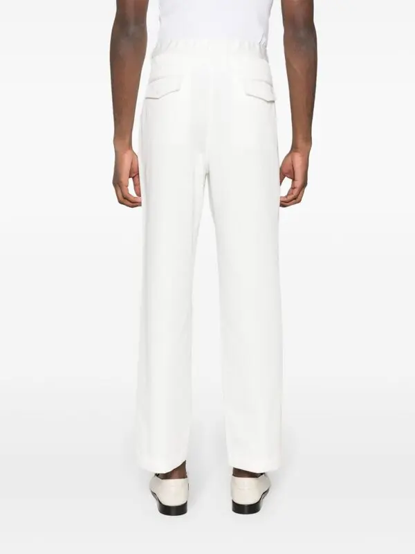Gucci Web-detail Cotton Trousers