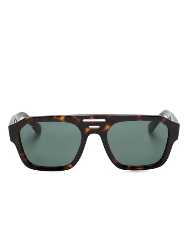 Ray-ban Geometric-frame Sunglasses - Brown
