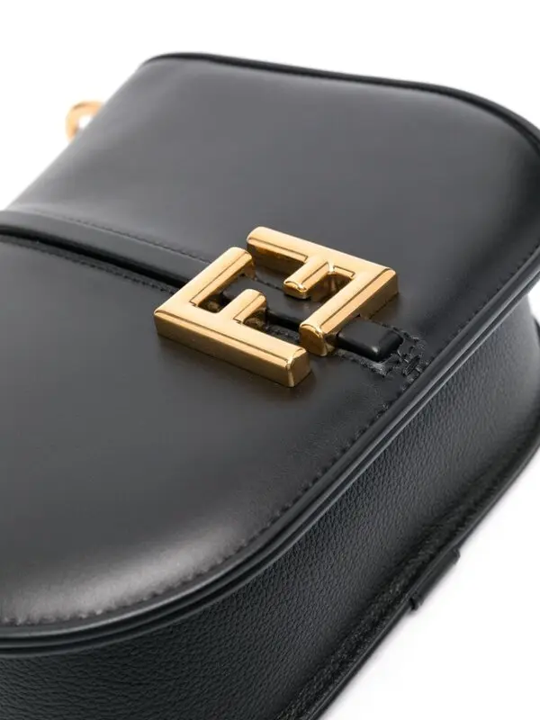 Fendi Medium C’mon Leather Shoulder Bag