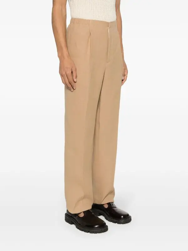Fendi Canvas Straight-leg Trousers